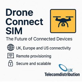Drone Connect SIM - Commercial UAV Connectivity In US and Europe